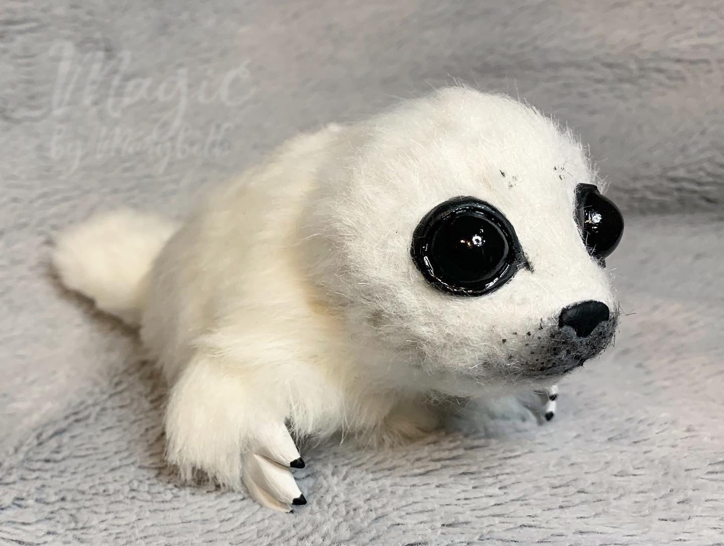 Adorable Baby Harp Seal Plush Doll Baby Seal Doll OOAK - Etsy