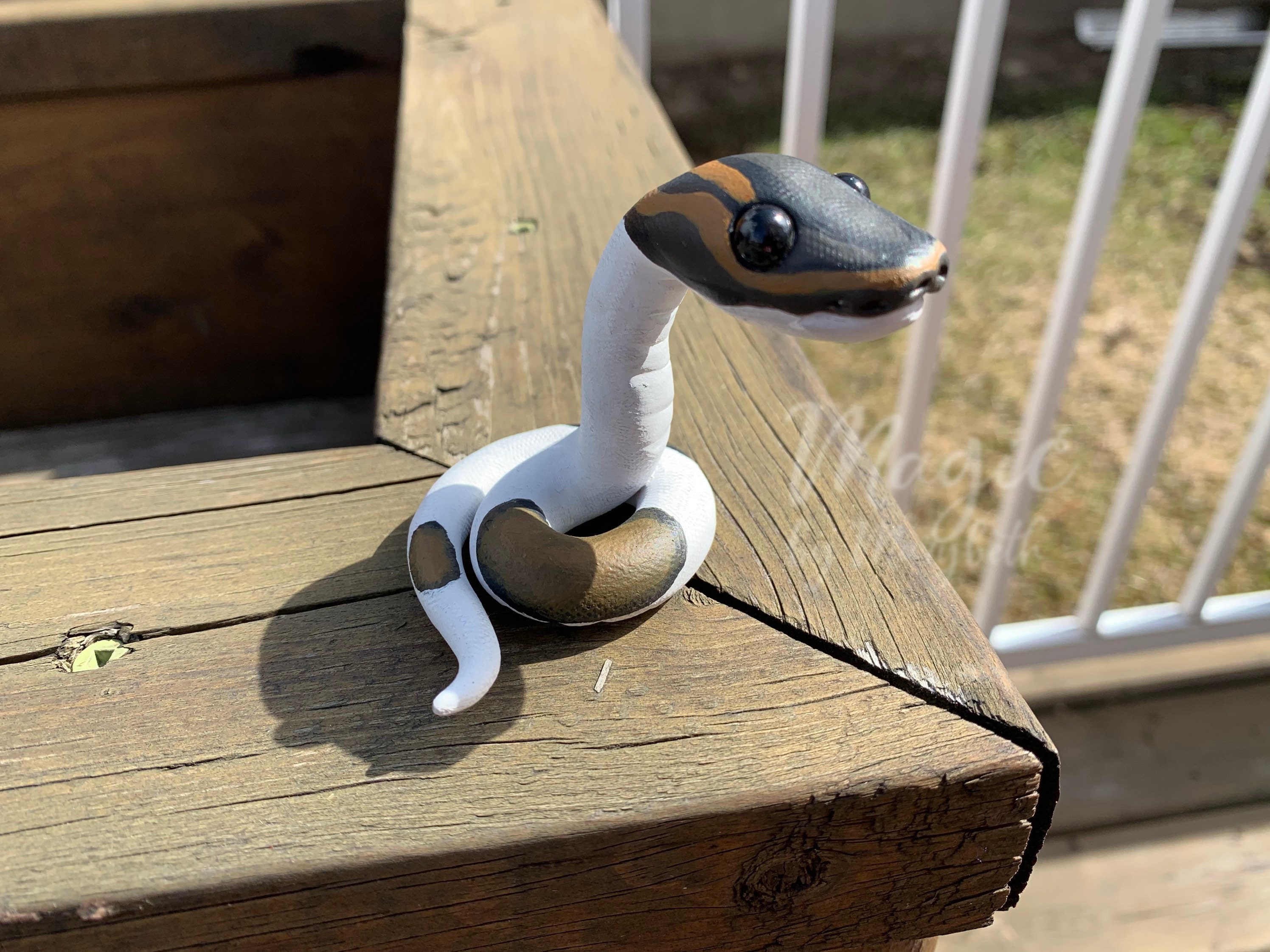 Baby Ball Python Polymer Clay Sculptures Baby Snakes - Etsy