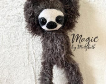 Baby Sloth Poseable Art Doll, Realistic Animal/ Lalka Artystyczna - Etsy
