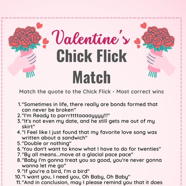 Chick Flick - Etsy