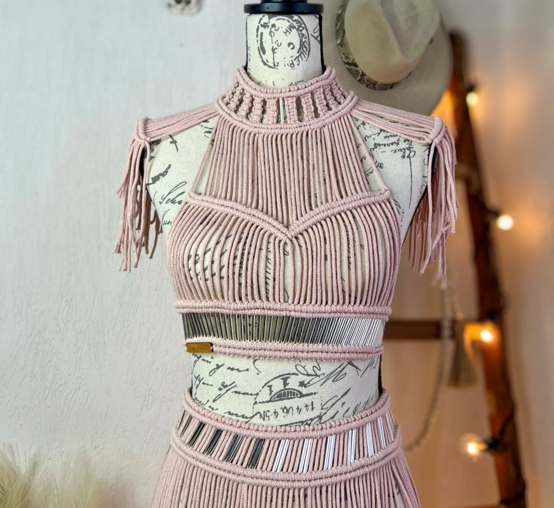 Pink Festival Rave Outfit , Burning Man Costume Women Clothing ...