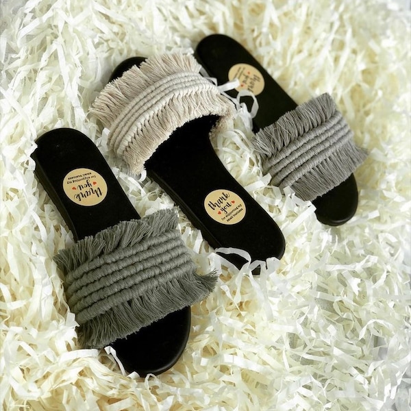 Macrame Sandals - Etsy