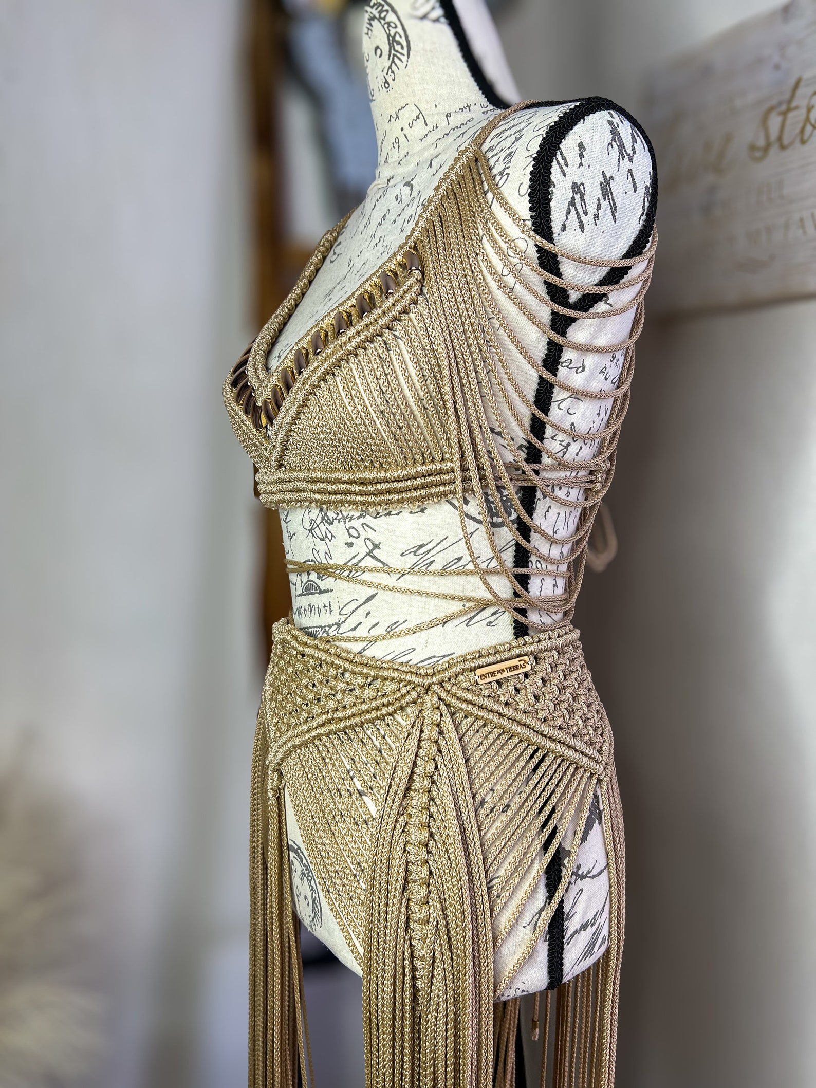 Handmade Macrame Set for Festivals festival Clothing Women - Etsy