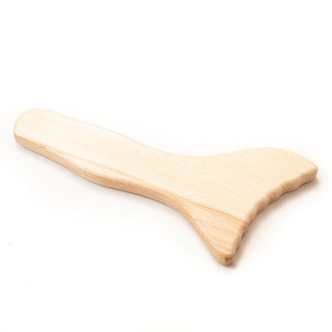 Varnished Wooden Anti Cellulite Massage Spatula 33 X 16 Cm - Etsy