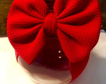 Red Baby Bow | Etsy