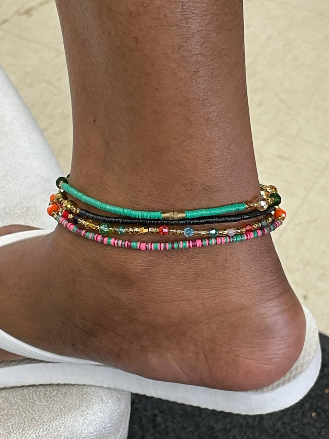 Vinyl Anklet, Women Jewelry, Leg Bracelet - Etsy