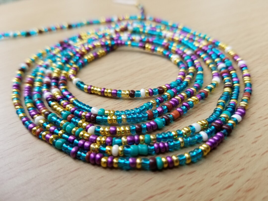 Multi-metalic Body Beads Stomach Beads Waist Trainer - Etsy