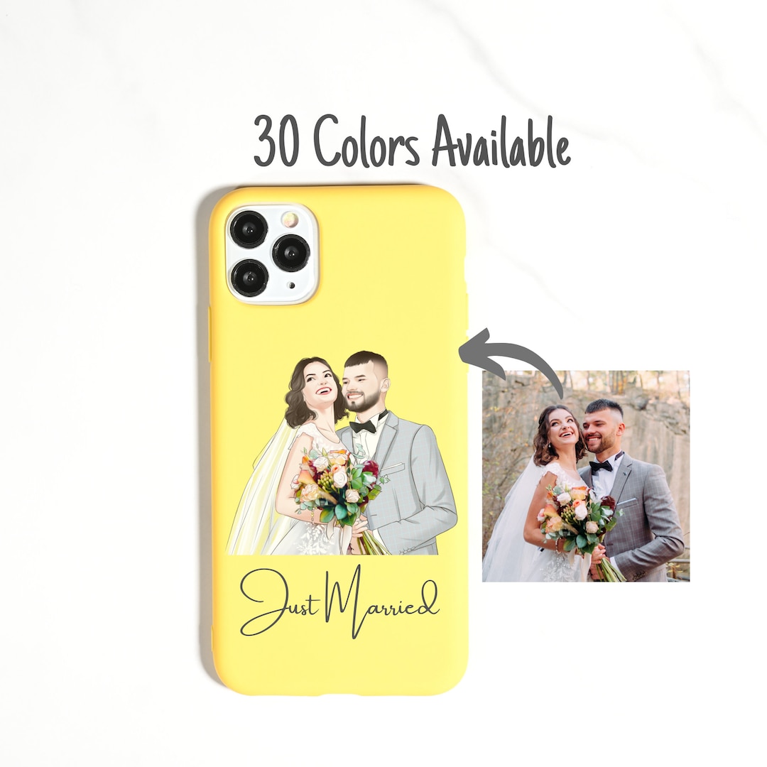 Custom Portrait Illustration Artistic Hand Drawn Phone Case ...