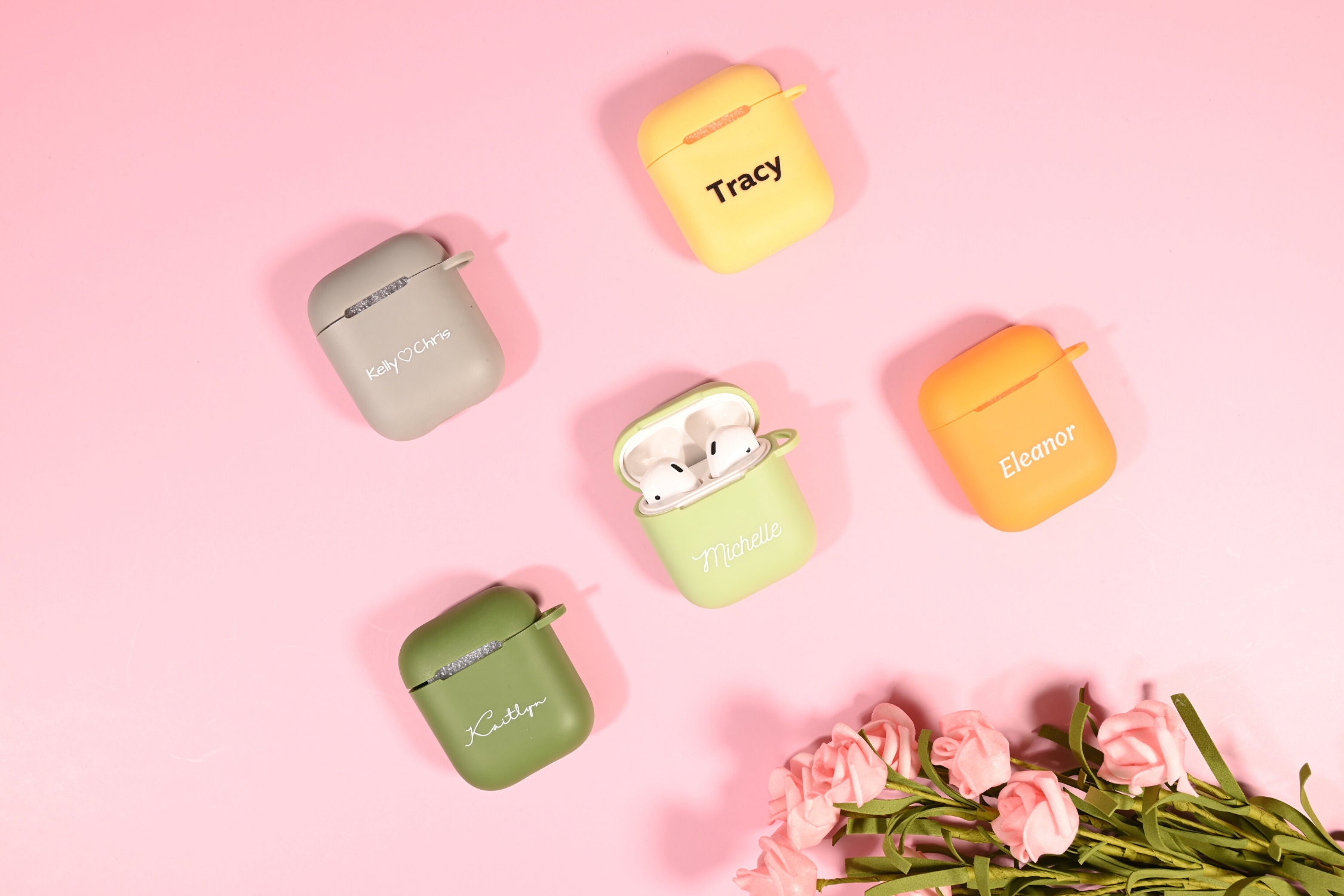 Custom Name Airpods Case Personalized Airpods Case Custom | Etsy