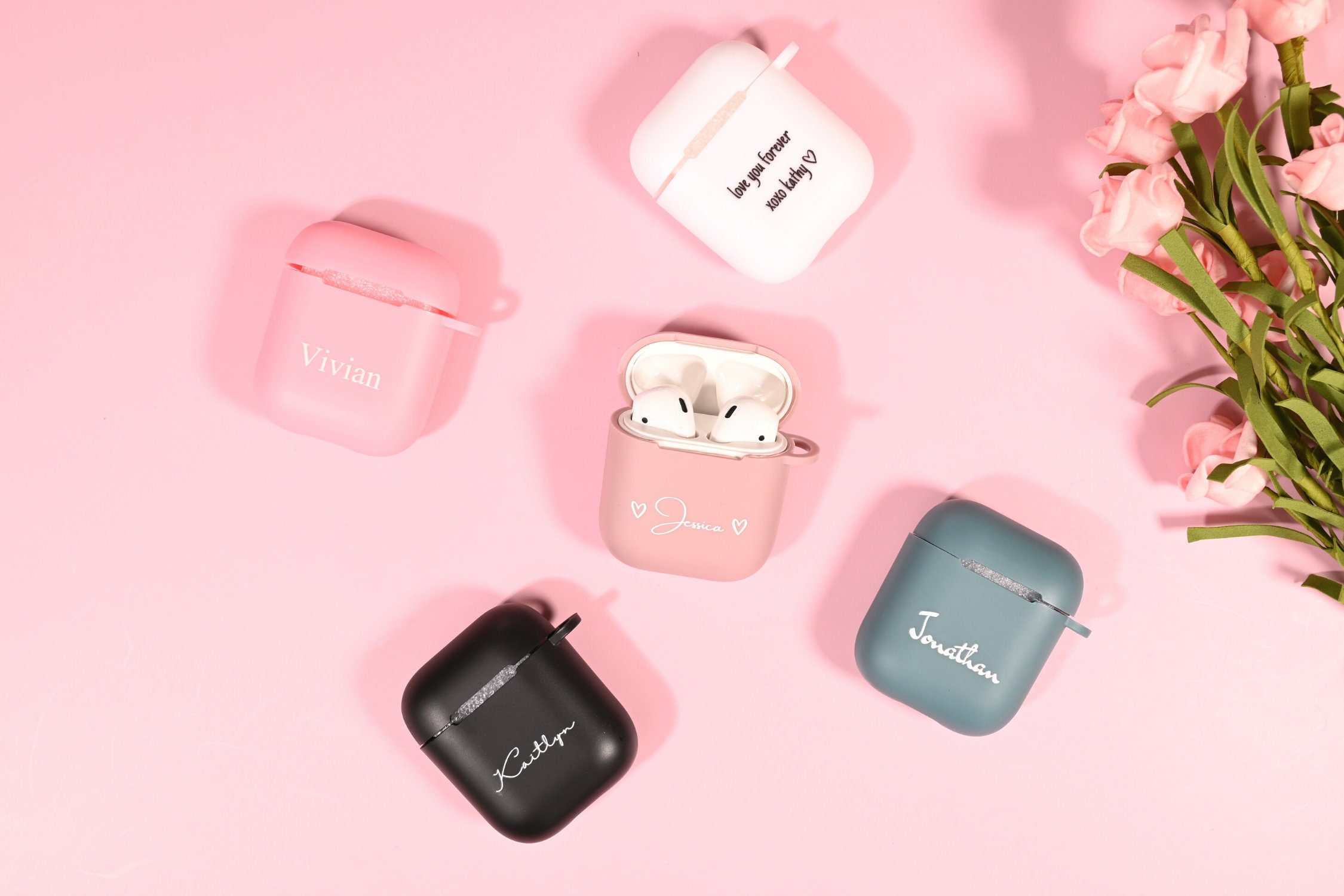 Custom Name Airpods Case Personalized Airpods Case Custom | Etsy