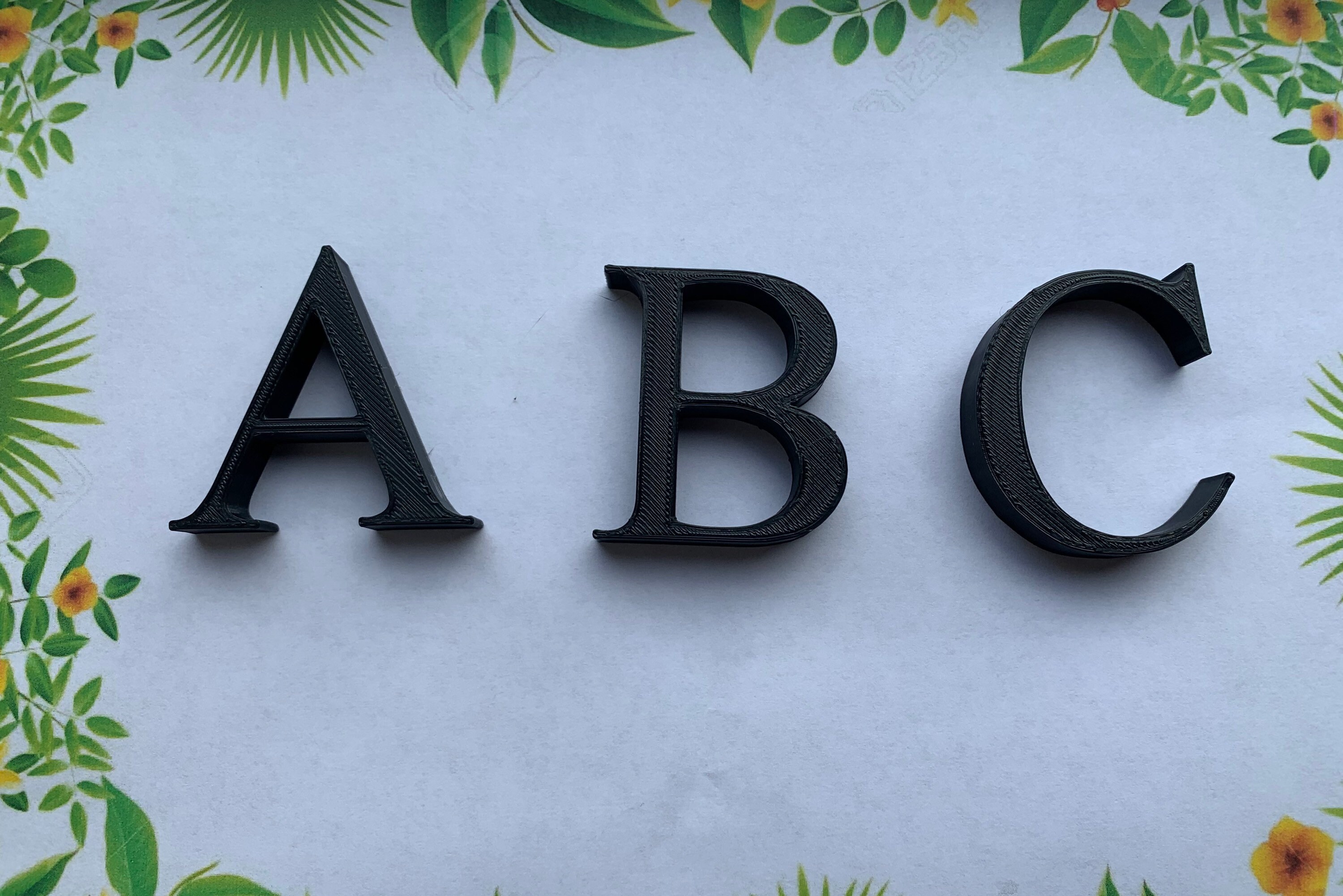 3D Printed Letters & Numbers Bedroom Sign 10mm thick | Etsy