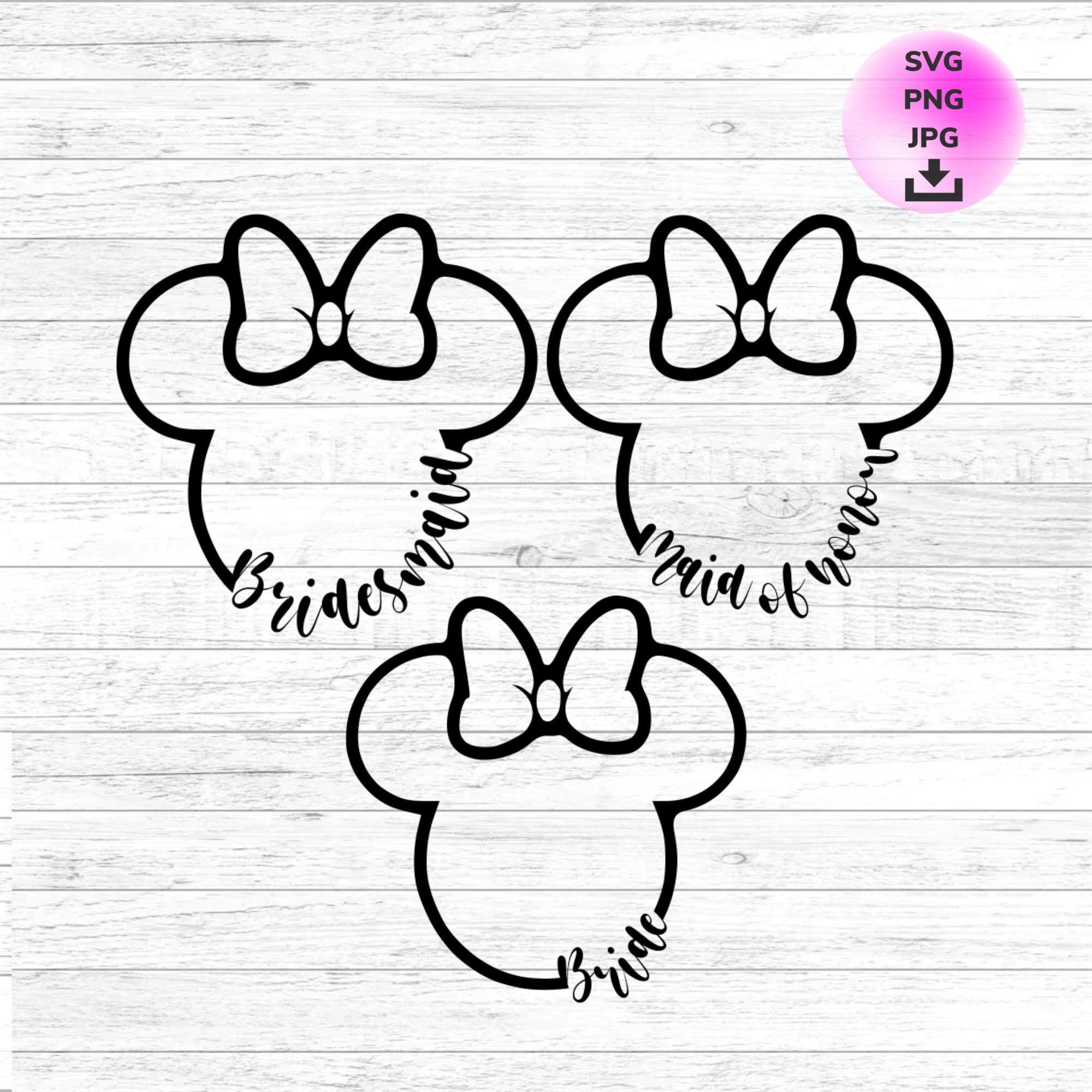 Disney SVG Bride And Groom SVG Disney Svg Mickey And, 47% OFF