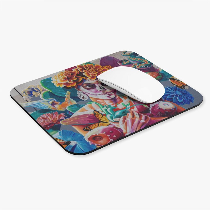 Mouse Pad Graffiti Street Art Mexico Day of the Dead, Halloween ...