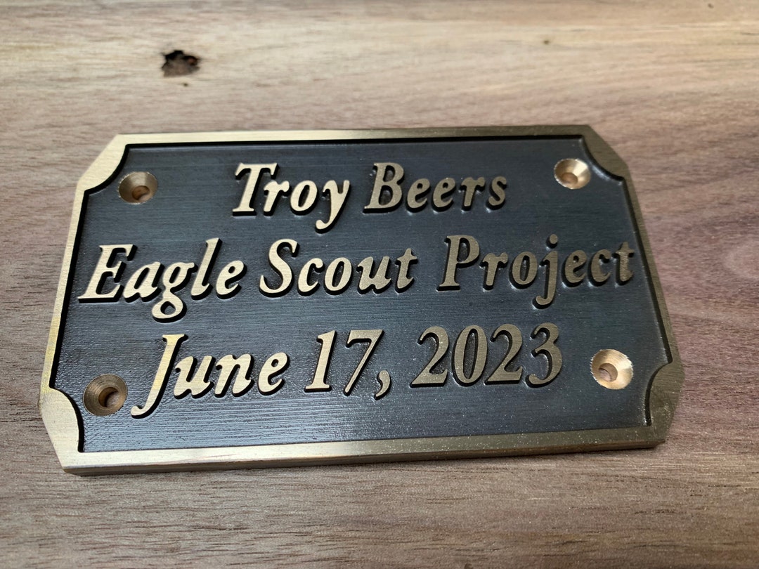 Cast Brass Custom Signs & Plaques - Unlacquered Wall Plaque ...