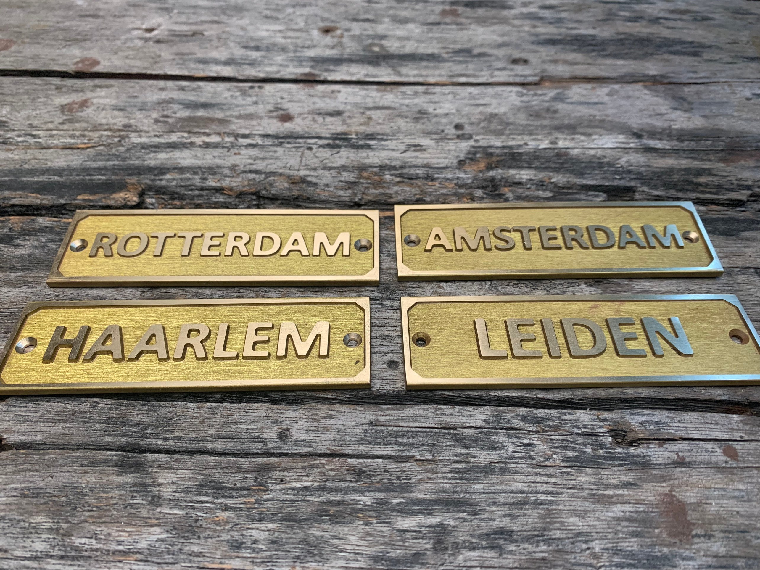Name Sign Steampunk Brass Door Signmetal Name - Etsy