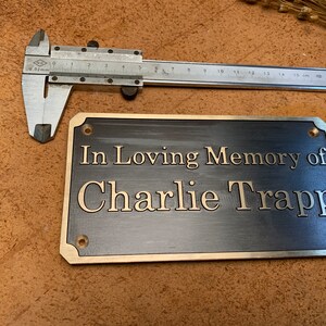 Custom Brass Wall Signs & Plaques Custom Language Plaques - Etsy