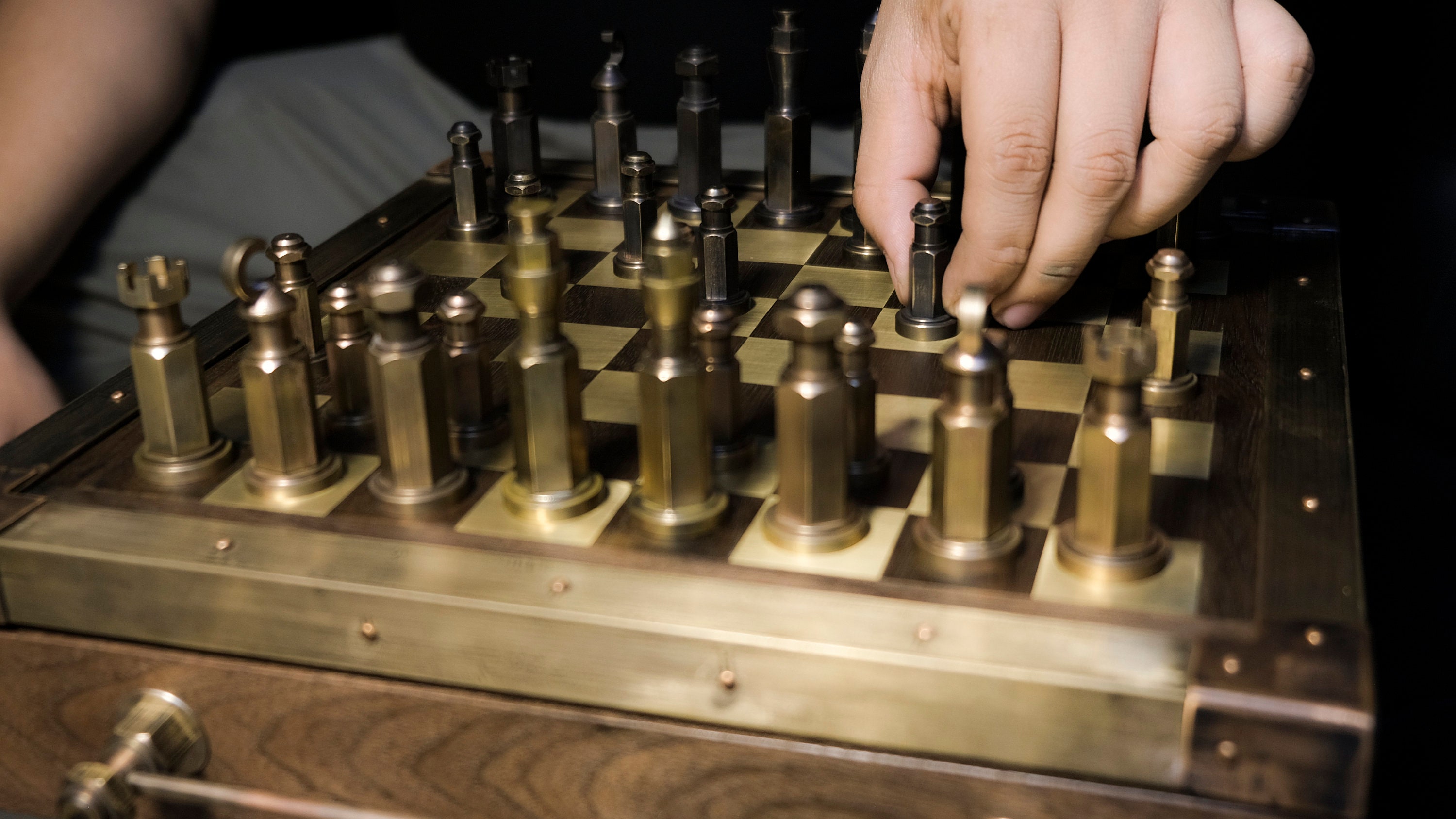 Steampunk Chess Set, Bronze Chess Set, Custom Handcrafted Chess Set ...