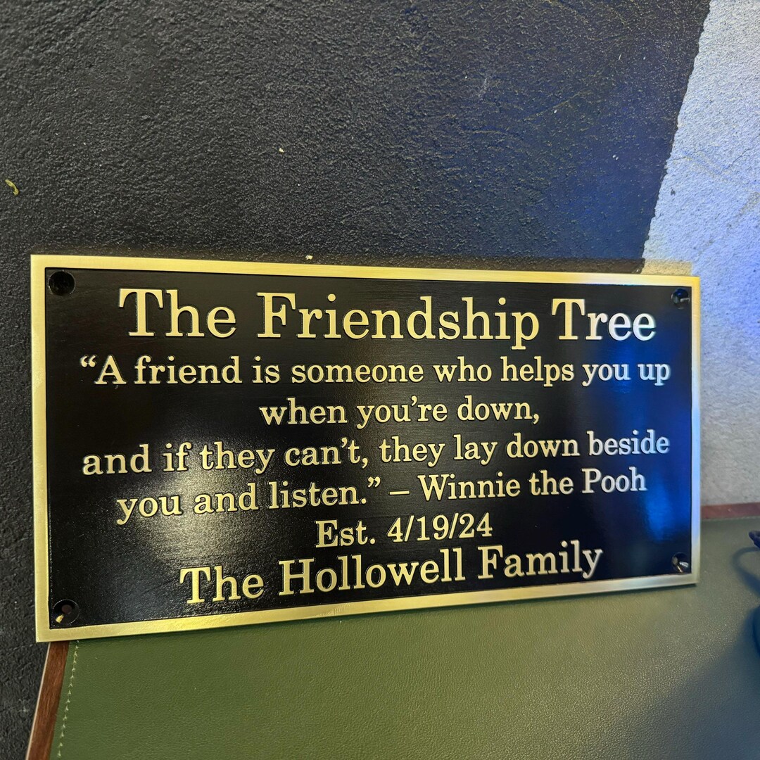 Cast Brass Custom Signs & Plaques - Unlacquered Wall Plaque ...