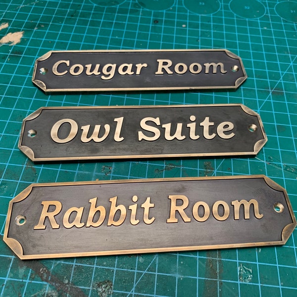 Door Plaque - Etsy