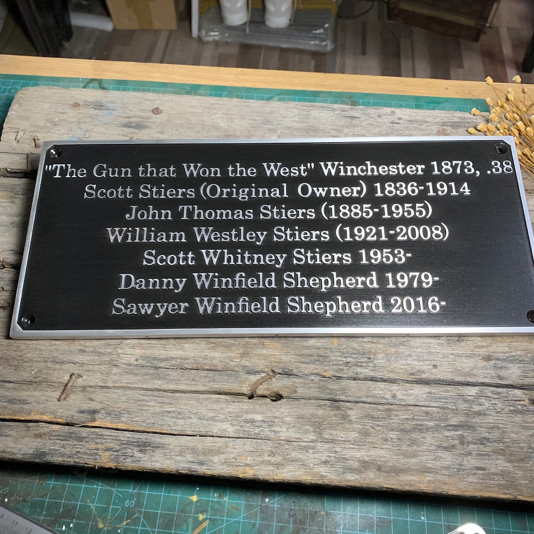 Cast Aluminium Custom Signs & Plaques - Unlacquered Wall Plaque ...