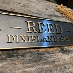 Custom Cast Brass Door Signs & Plaques - Any Language Plaques - Customized Size Plaques - Custom ...