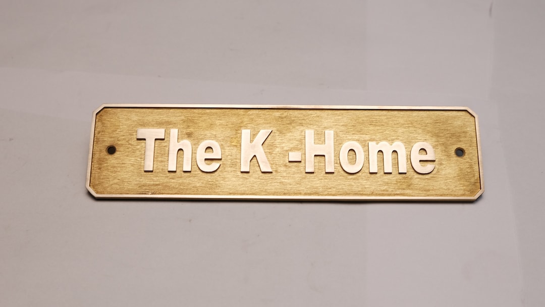 Custom Cast Brass Door Signs & Plaques - Custom Language Plaques ...