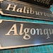 Cast Bronze Vintage Signs & Plaques - Address Plaque for Professional ...