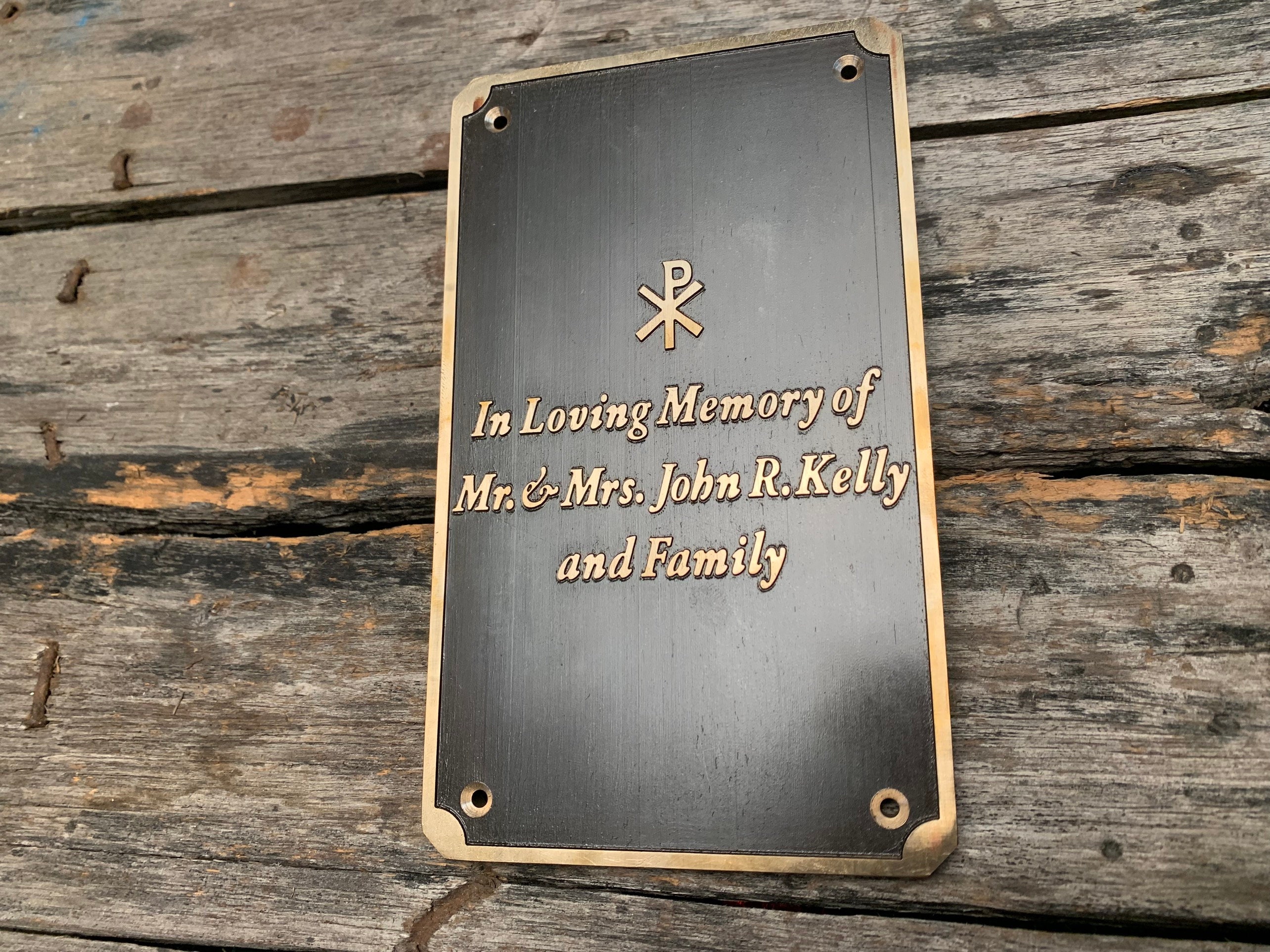 Custom Bronze House Numbers Plate Address Sign House Plaque - Etsy