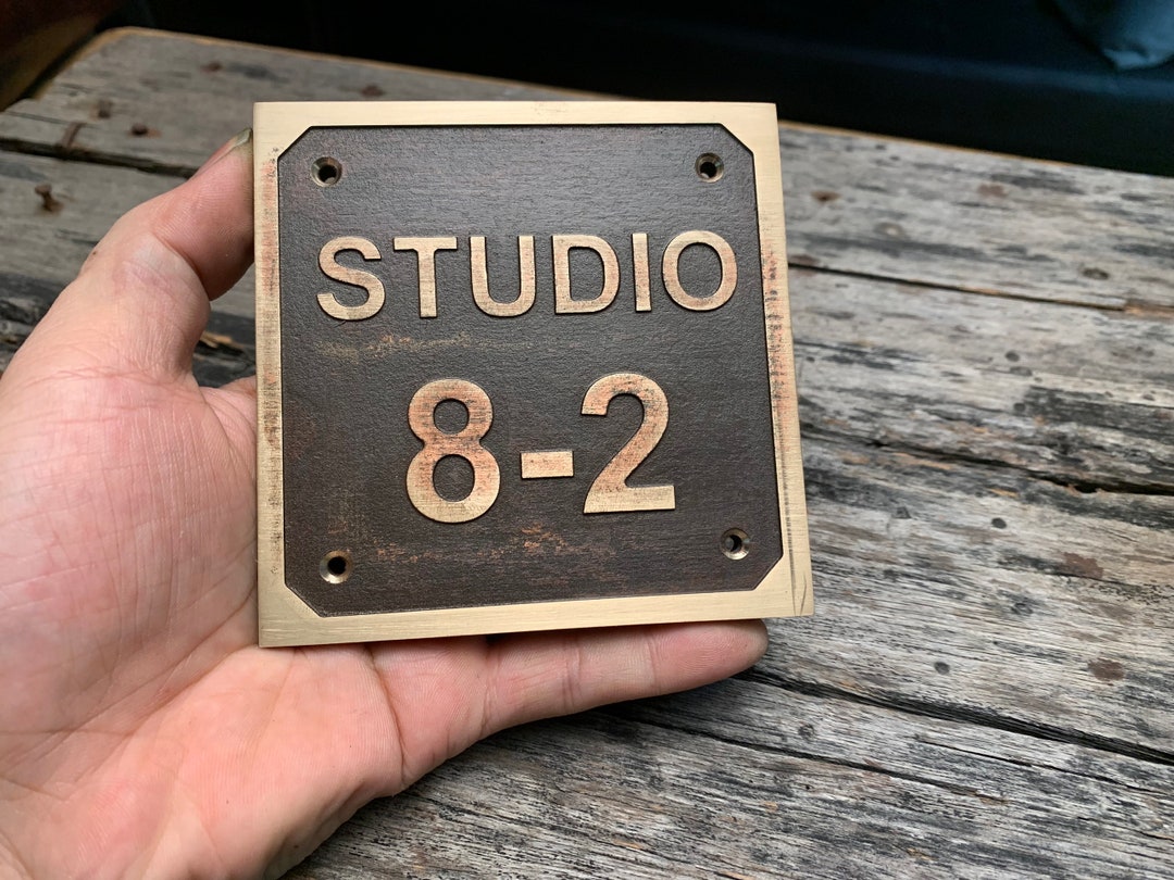 Custom Brass Door Signs & Panels - Custom Language Boards - Custom Size ...