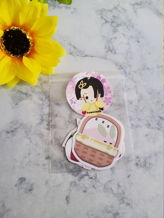 Paper Paper & Party Supplies Summer Mochi Bun-bun Sticker Pack ...
