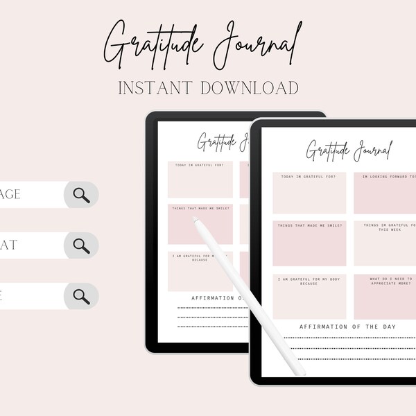 Gratitude Planner - Etsy