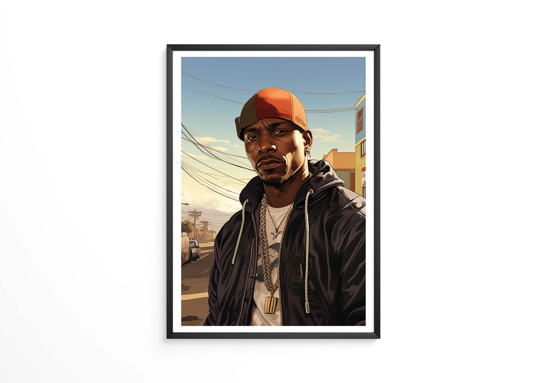 DMX Rapper Poster Wall Art Home Decor Digital Download Printable Wall ...