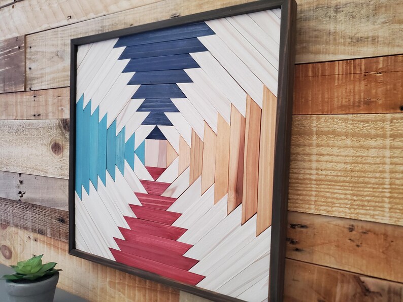 Wood Barn Quilt, Pineapple Pattern Wall Art, Farmhouse Home Decor ...