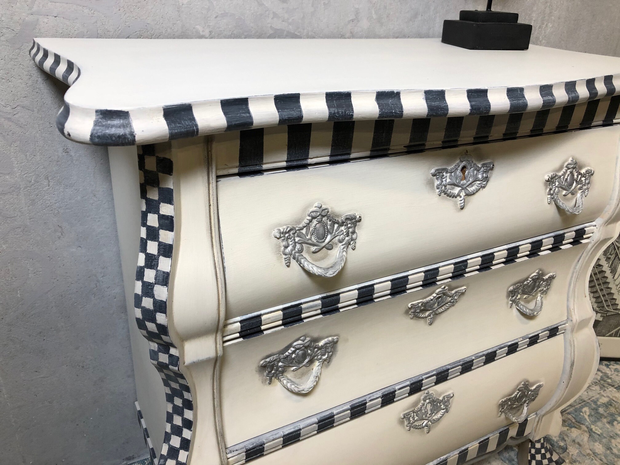 Belly Cabinet Whimsical Painted, Chest of Drawers, Hand Painted ...