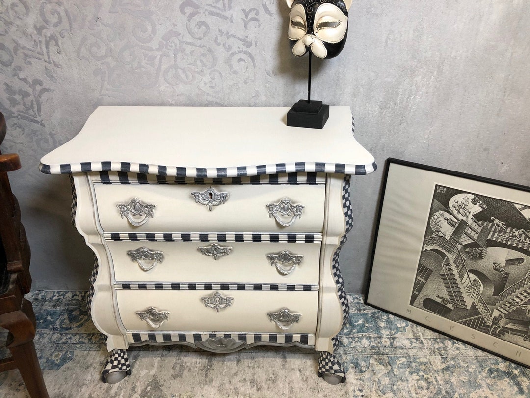 Belly Cabinet Whimsical Painted, Chest of Drawers, Hand Painted ...