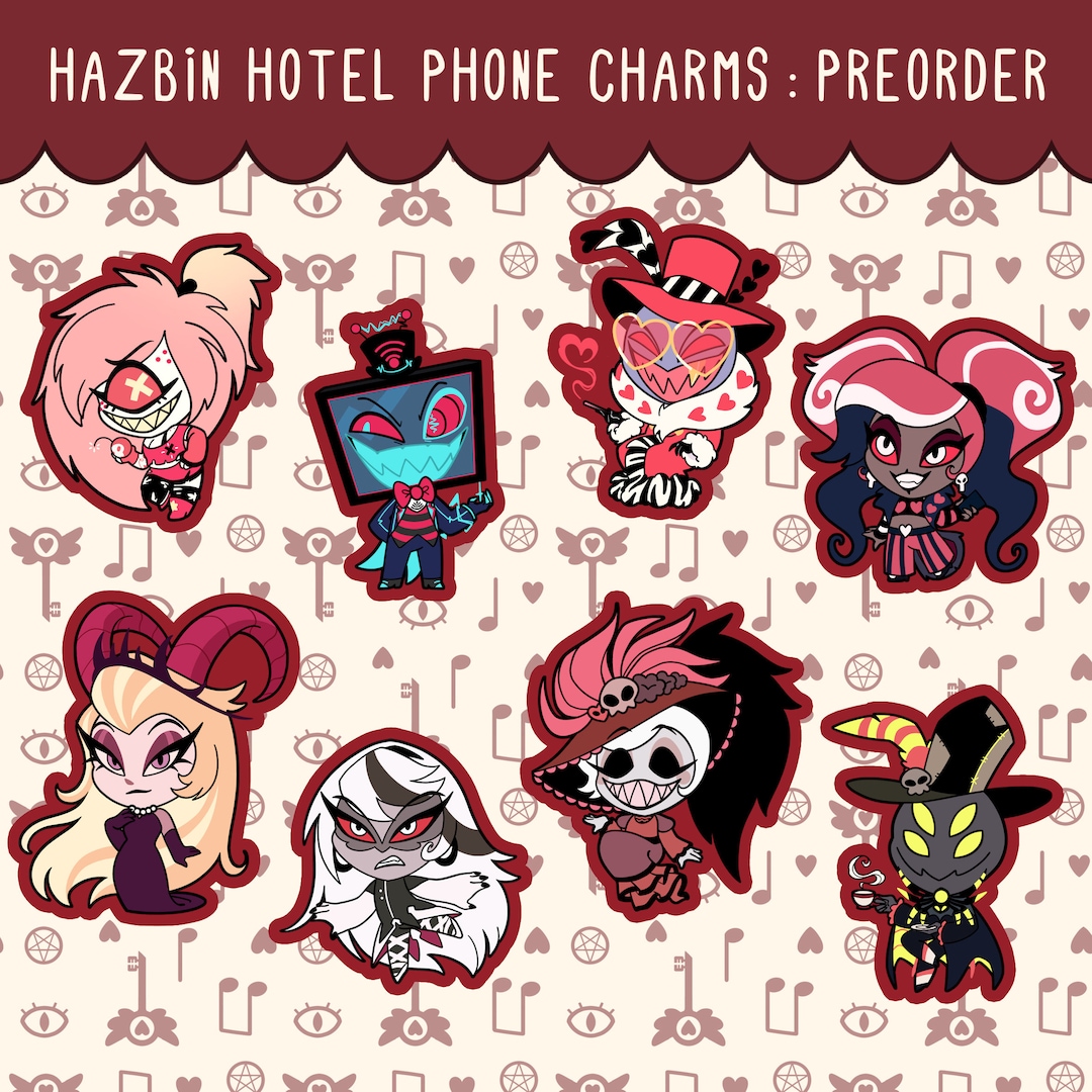 Hazbin Hotel Acrylic Keychains PREORDERS - Etsy