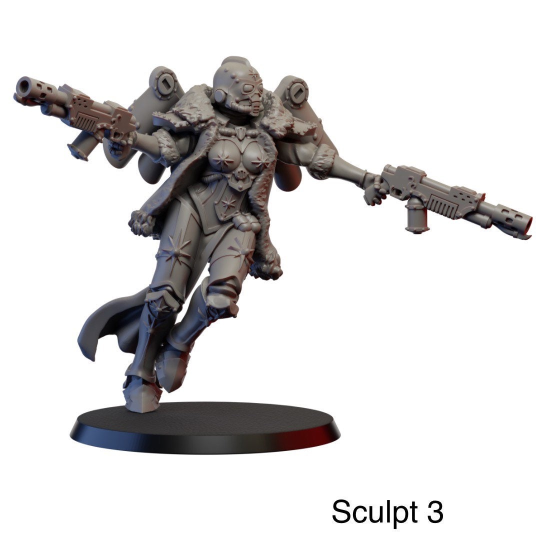 War Sisters Flying Angels Miniatures 28MM Scale Table Top - Etsy