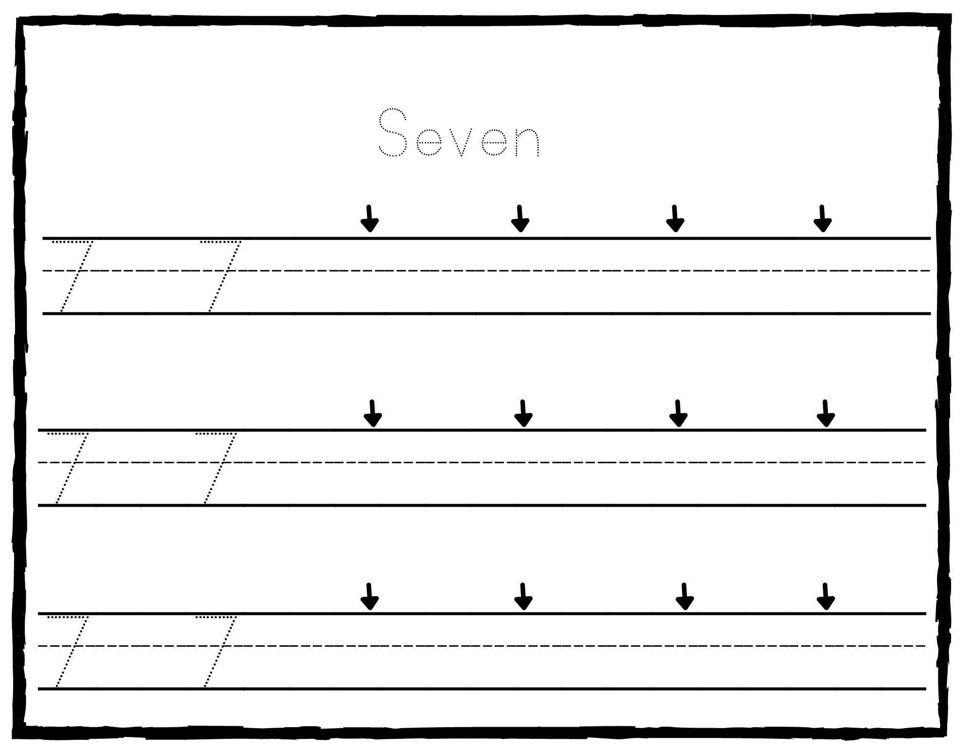 Number Tracing and Writing - Etsy