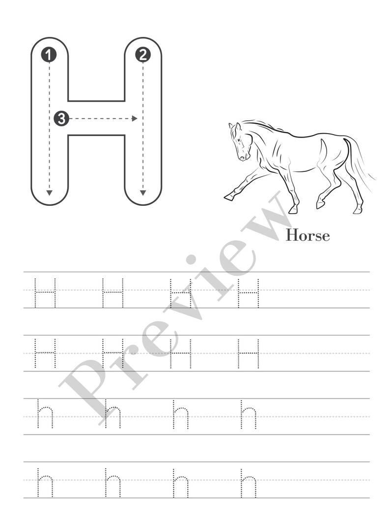 Letter and Number Tracing - Etsy