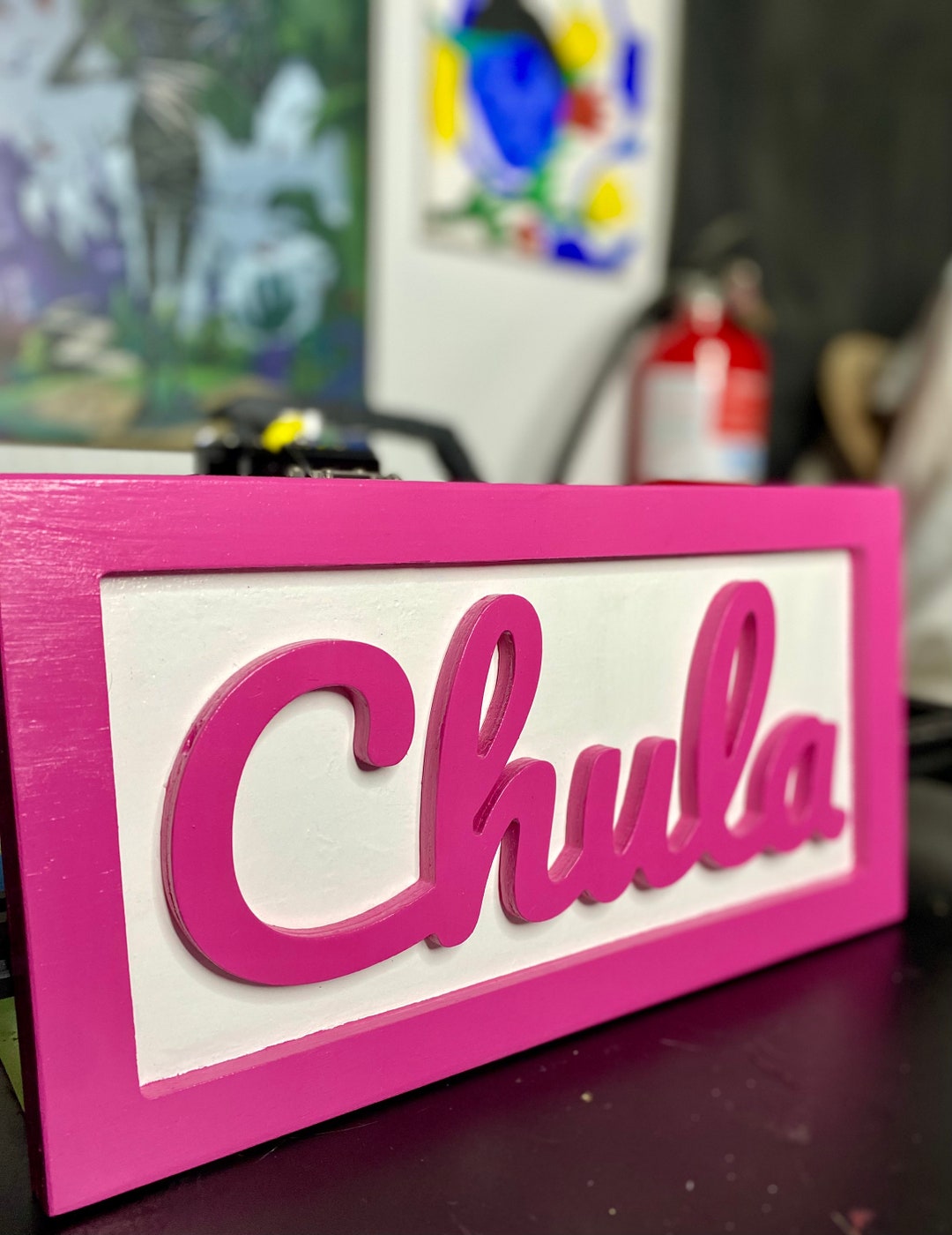 Barbie Chula Wall Sign/ Office Sign/ Room Sign - Etsy