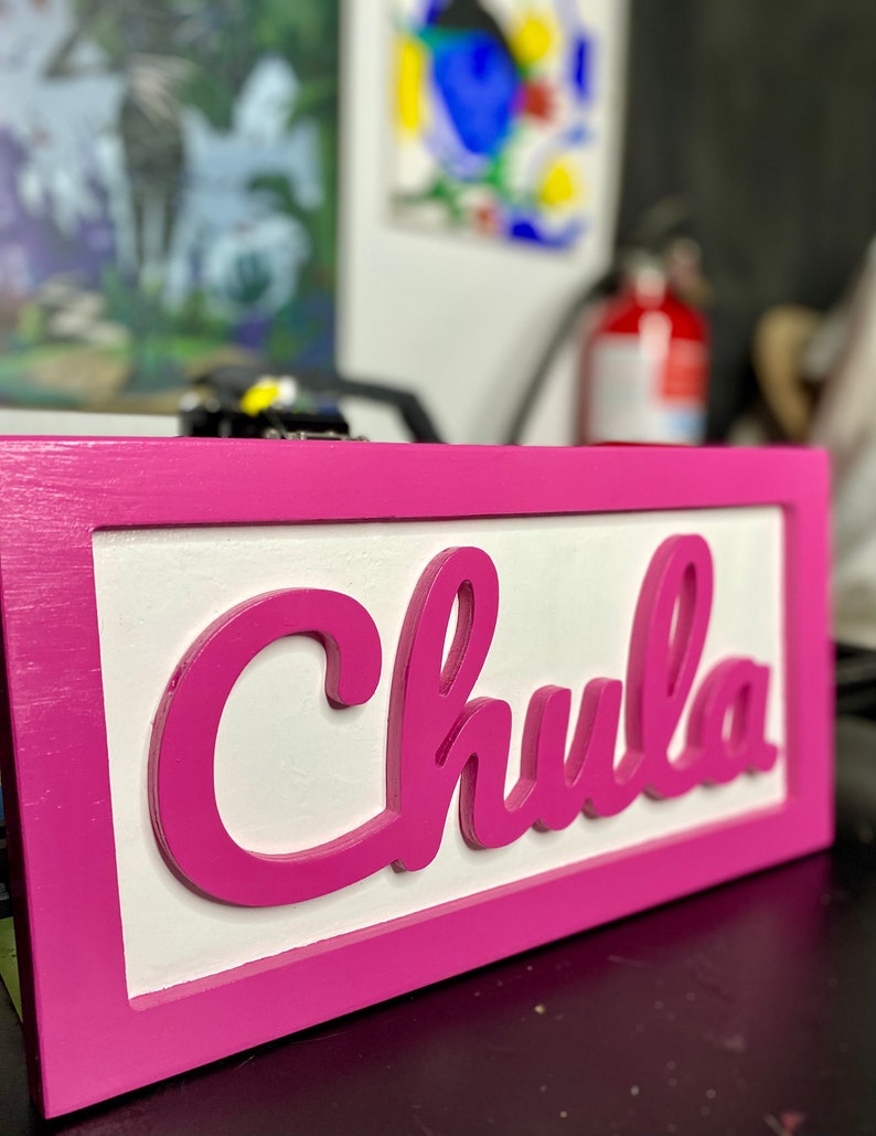 Barbie Chula Wall Sign/ Office Sign/ Room Sign - Etsy