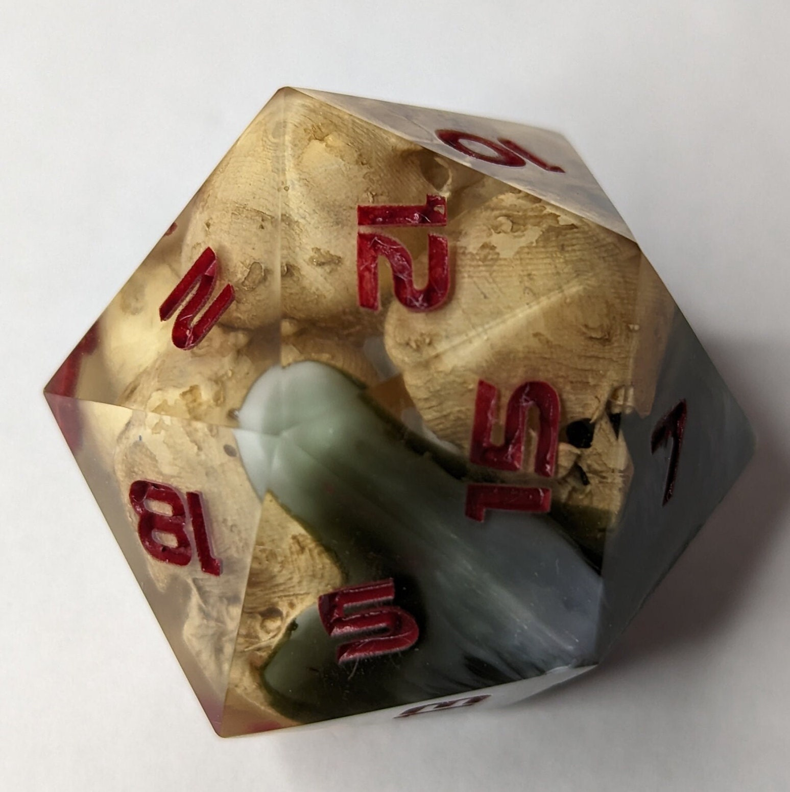 Jumbo D20 Custom Dice Warlock Skull Custom Made Resin Dice - Etsy UK