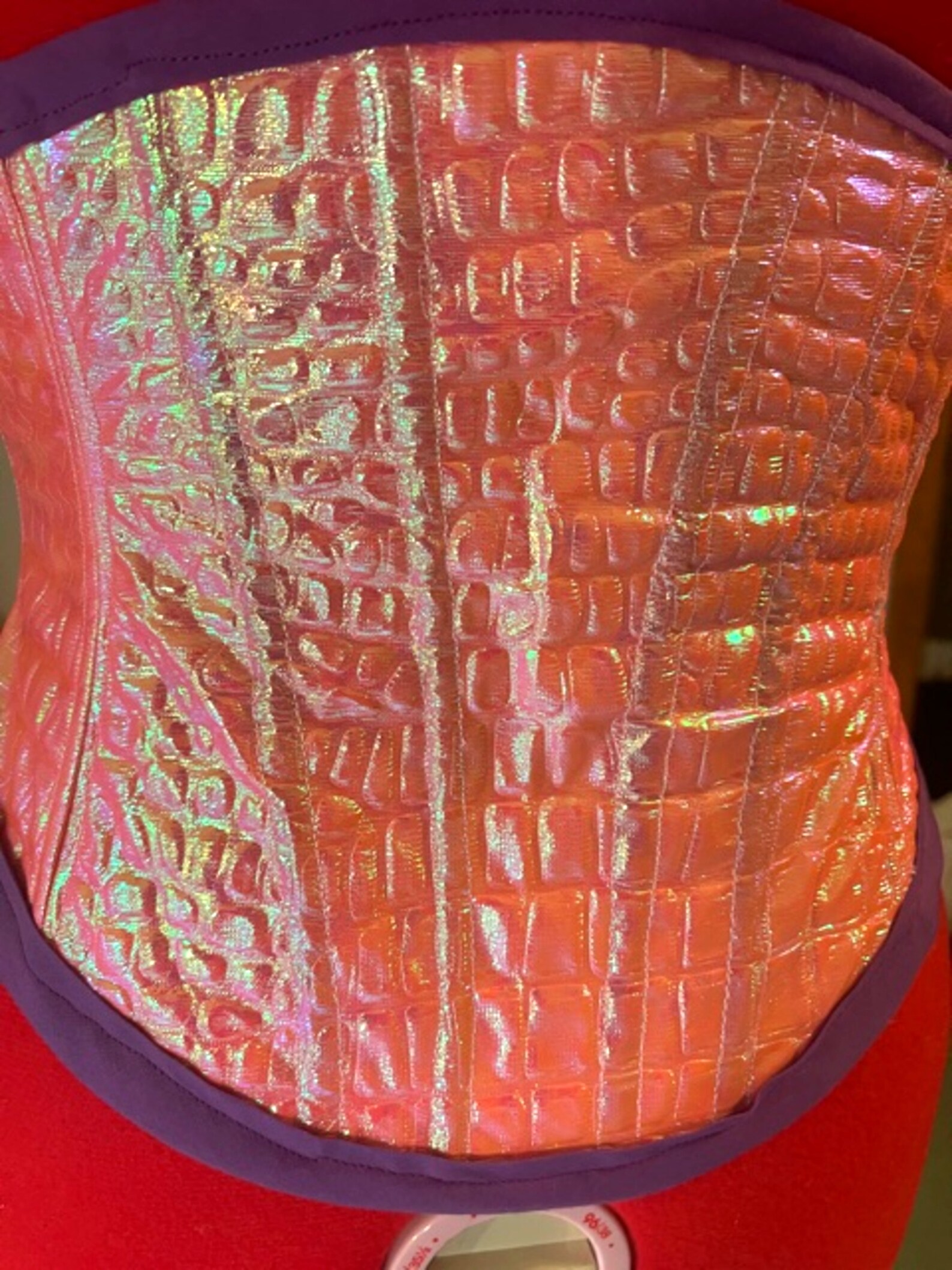 Duo-chrome Snakeskin Corset/corset Belt ALL SIZES - Etsy