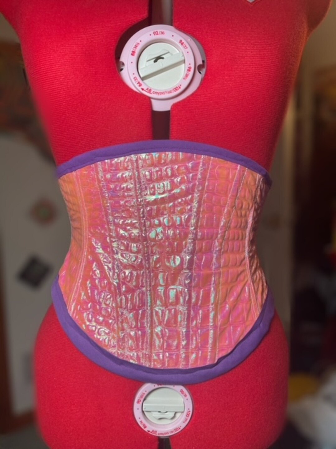 Duo-chrome Snakeskin Corset/corset Belt ALL SIZES - Etsy