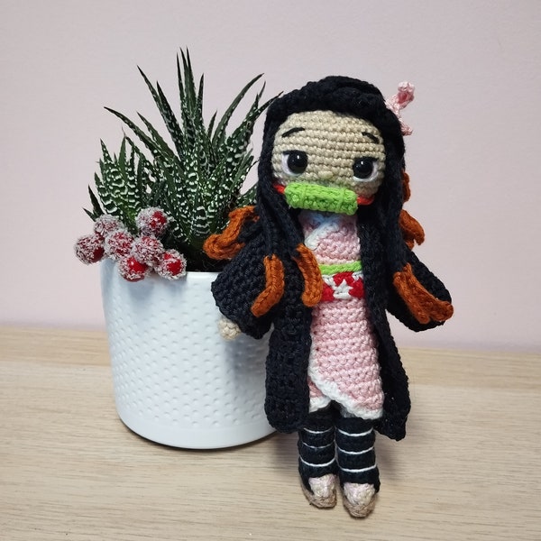 Demon Slayer Nezuko Crochet - Etsy