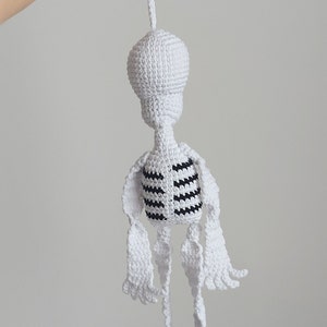 Crochet Skeleton, Amigurumi Halloween Decor, Crochet Skull, Amigurumi ...