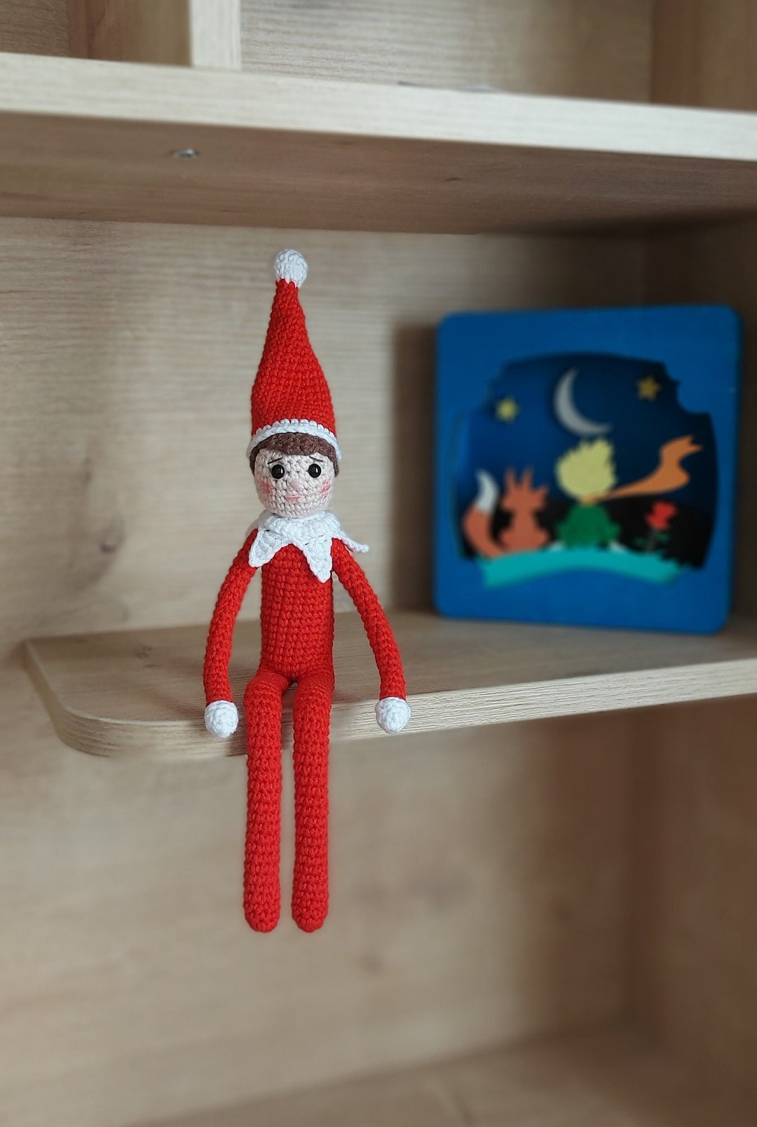 Crochet Shelf Doll, Amigurumi Elf, Boy Elf, Girl Elf, Christmas ...