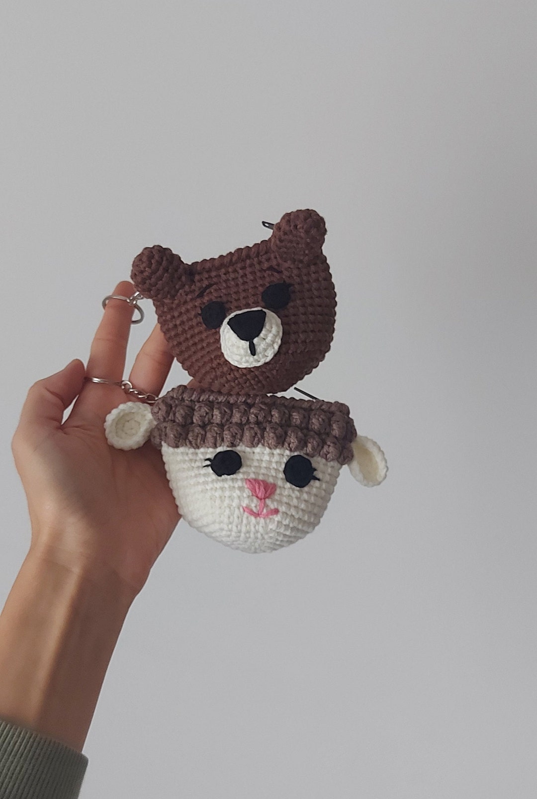 Crochet Coin Purse Amigurumi Lamb Wallet Bear Wallet Bag - Etsy