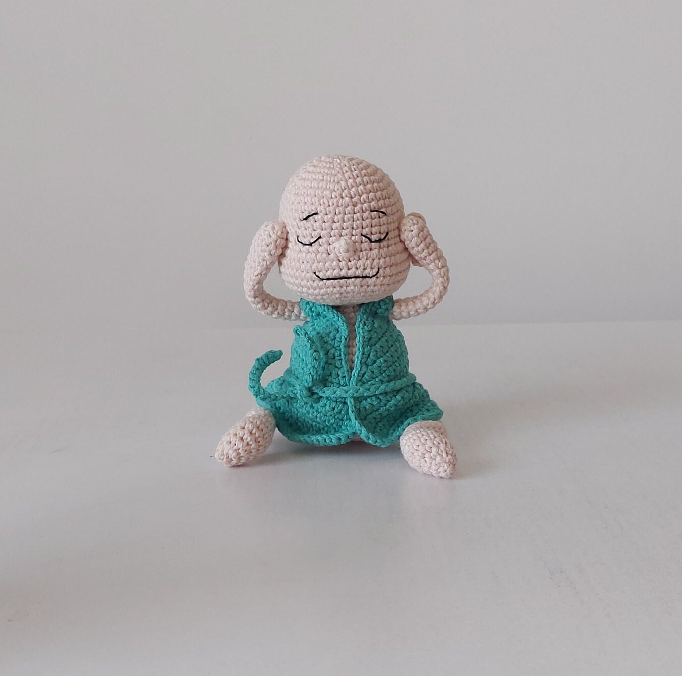 Crochet Buddha, Amigurumi Little Buddha Doll, See-hear-speak - Etsy
