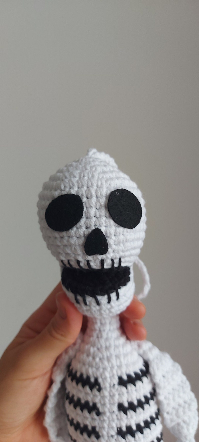 Crochet Skeleton Amigurumi Halloween Decor Crochet Skull - Etsy